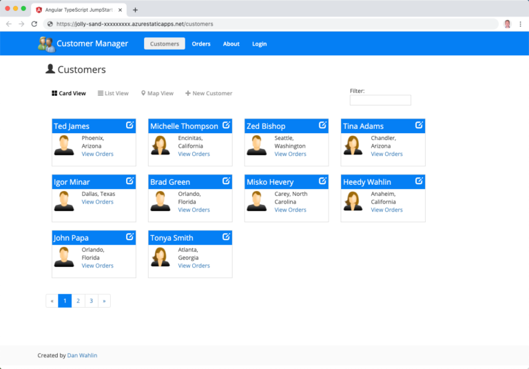 Getting Started With Azure Static Web Apps Code With Dan Blog