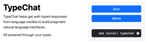 TypeChat: Define Schemas for Your OpenAI Prompts – Code with Dan Blog