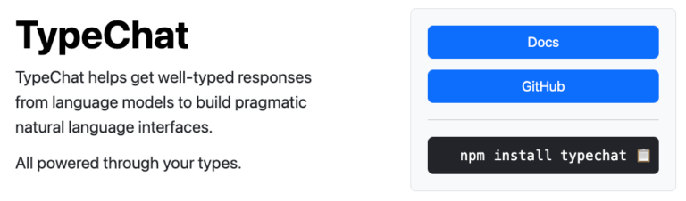 TypeChat: Define Schemas for Your OpenAI Prompts – Code with Dan Blog